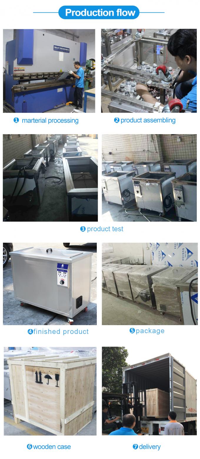 5400W 540 Liter 28khz Ultrasonic Engine Block Cleaning Machine